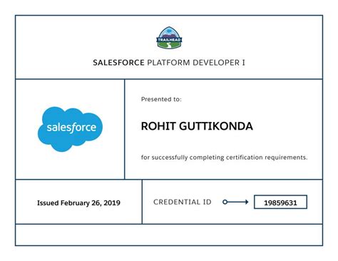 Rohit G On Linkedin Salesforce Salesforcecertified Platformdeveloper1
