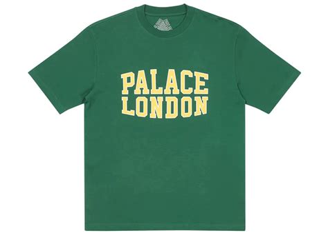 Palace London T Shirt Green Mens Fw22 Gb