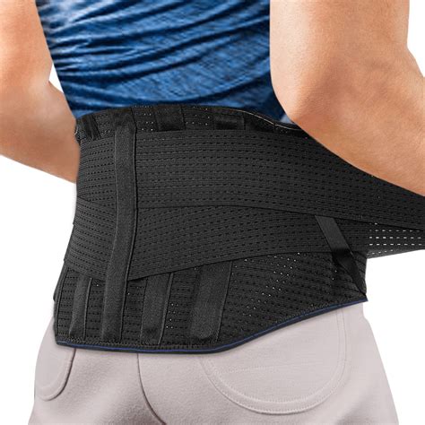Faja Lumbar Para Espalda Agptek Cinturón De Soporte Lumbar Ayuda A