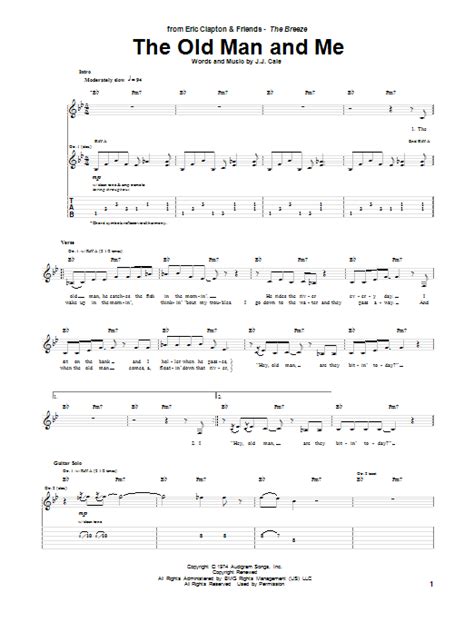 My Old Man Chords