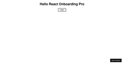 React Onboarding Pro Example Forked Codesandbox