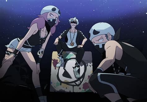 Guzma And Team Skull Grunt Pokemon And 1 More Drawn By Ssalbulre