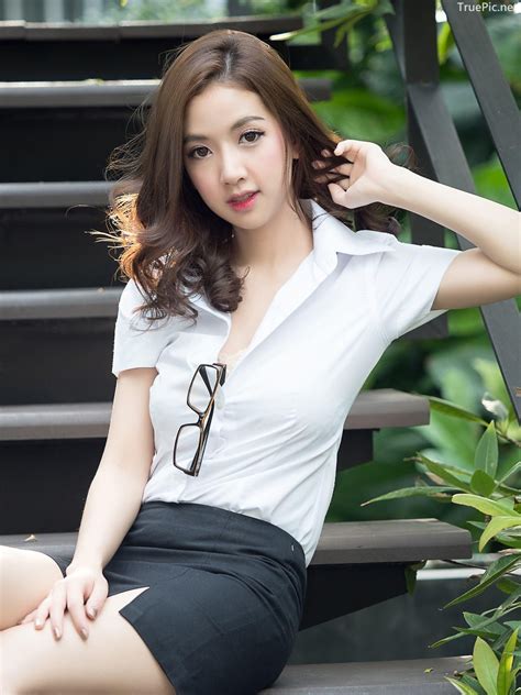 Thailand Model Yingaon Duangporn Concept The Beautiful Office Girl