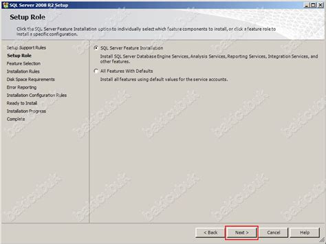 microsoft sql server 2008 r2 kurulumu baki Çubuk