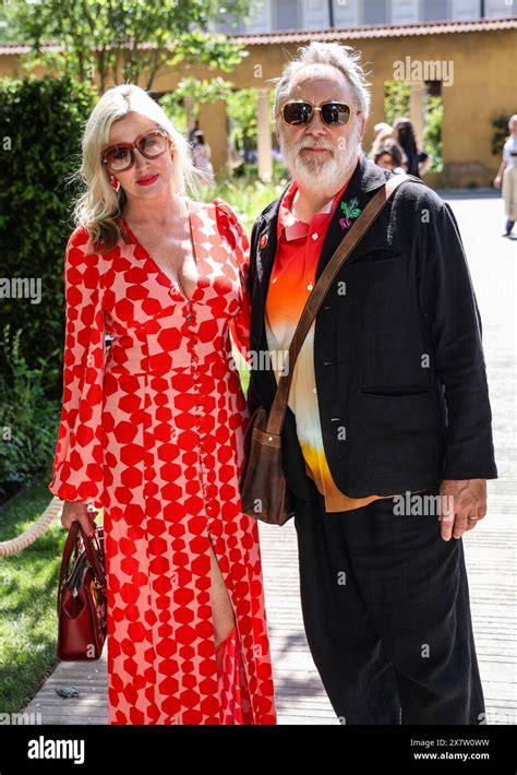 London Uk 20th May 2024 Nancy Sorrell And Jim Moir Seen Attending The Rhs Chelsea Flower