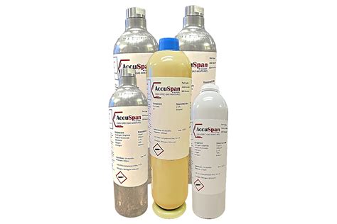 Non Refillable Gas Cylinders High Precision Calibration Gases