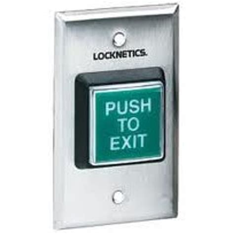 Schlage 709gr Ex Ill Green 2 Square Illuminated Push To Exit Kal