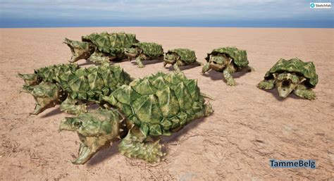 Alligator Snapping Turtle Unreal Free Characters
