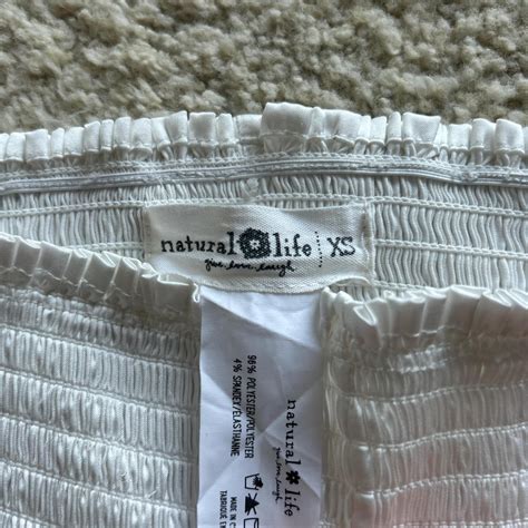 Natural Life Daisy Skort Color White Size Xs Depop