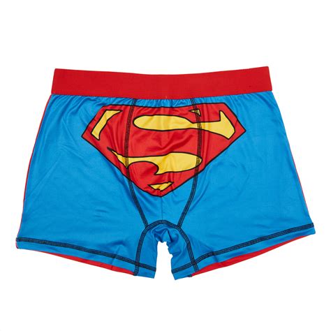 Superman Logo Character Armor Cosplay Mens Underwear Boxer Briefs