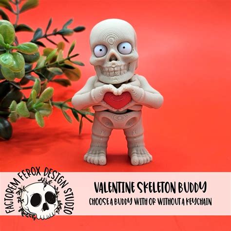 Lots Of Love Skeleton Buddy Skeleton Keychain Buddy Skeleton Desk Mate Desk Friend Love