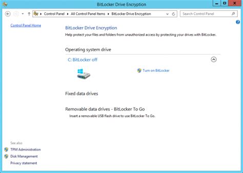 Cómo Habilitar Bitlocker En Windows Server 2012 R2 The Solving