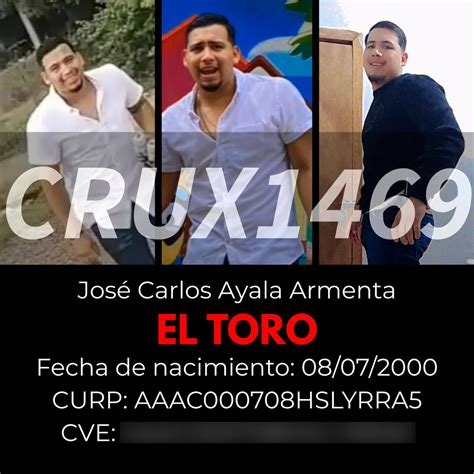 Presentamos A José Carlos Ayala Armenta Alias El Toro También El
