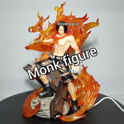 Jual Statue One Piece Portgas D Ace With Led Gk Figure Shopee Indonesia