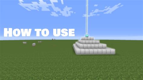 How To Use Minecraft Beacons Minecraft Videos