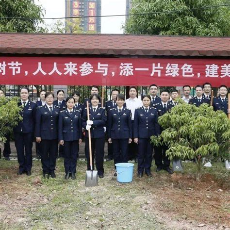 植树添绿正当时 钦州海事局组织开展植树活动 义务 海事处 扶树