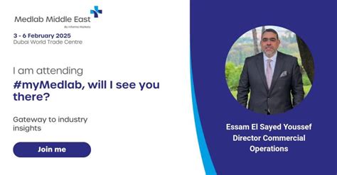 Mymedlab Medlabmiddleeast2025 Essam El Sayed Youssef