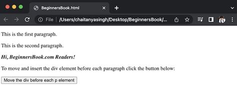Jquery Insertbefore 方法 新手教程
