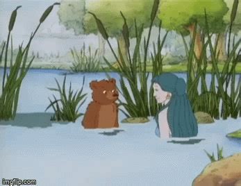 Mermaid Dives As Little Bear Follows By Kodimarto On Deviantart