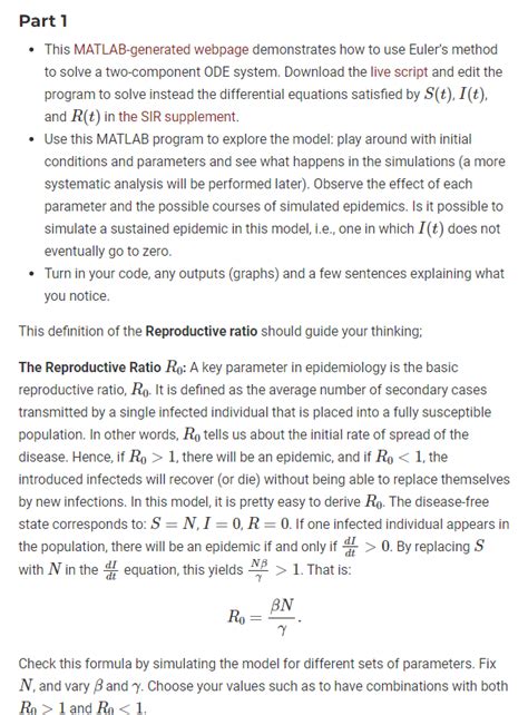 Solved Part 1 • This Matlab Generated Webpage Demonstrates