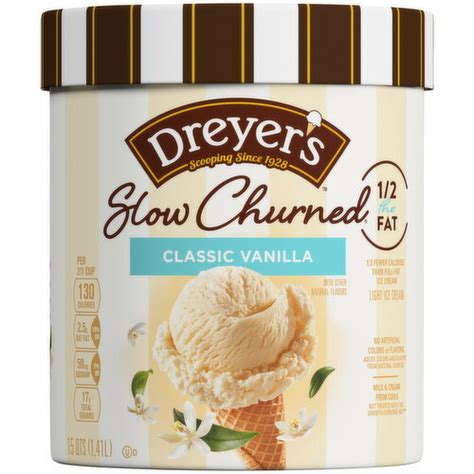 Dreyers Classic Vanilla Light Ice Cream Smart And Final