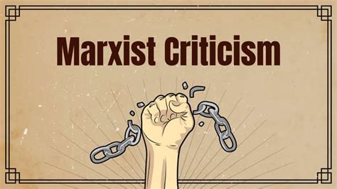 Marxist Criticism Literary Critismpdf