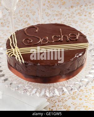 A Piece Of Sacher Cake Isolated On White Background Sacher Cake
