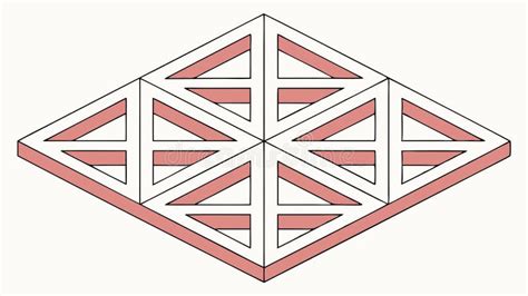 Triangle Grid Pattern Geometric Texture Design Vector Design Generative Ai Stock Vector