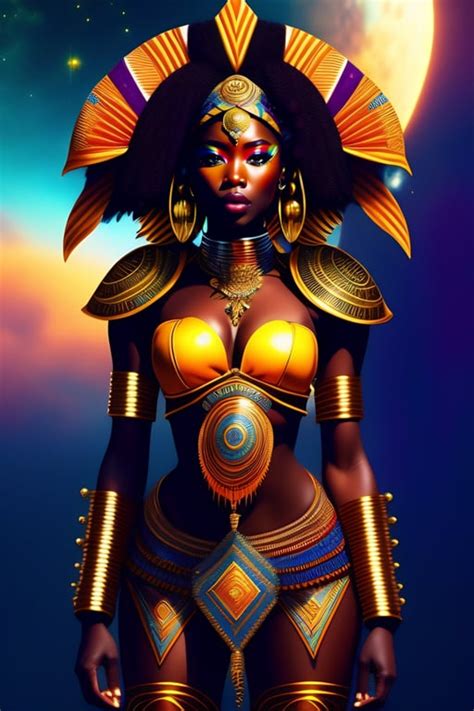 Lexica Beautiful Woman African Goddess