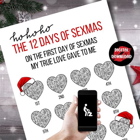 Sexy Advent Calendar Adult Advent Calendar Days Of Christmas Christmas Countdown Couple