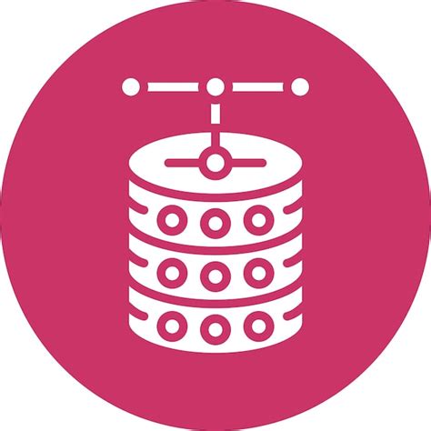Premium Vector Database Icon Style