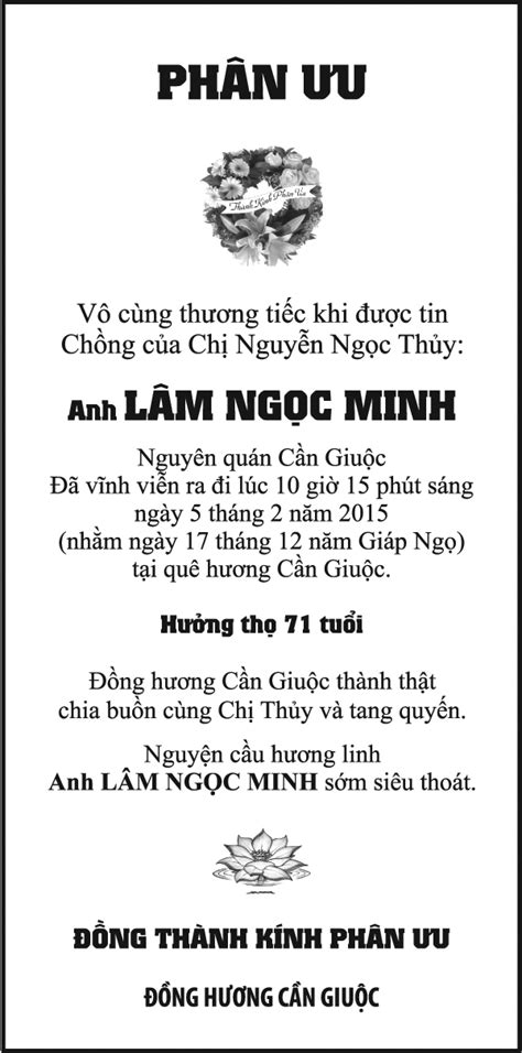 Anh Lâm Ngọc Minh Nguoi Viet Online