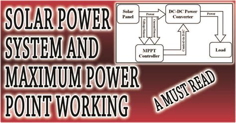 Solar Energy System And Importance Of Mpp Tracker