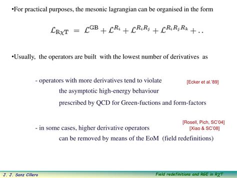 PPT Field Redefinitions And Renormalization Group Equations In R C T PowerPoint Presentation