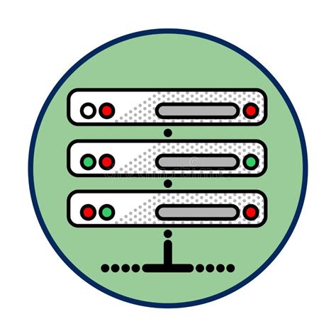 Hardware And Connections Icon Stock Vector Illustration Of Slot