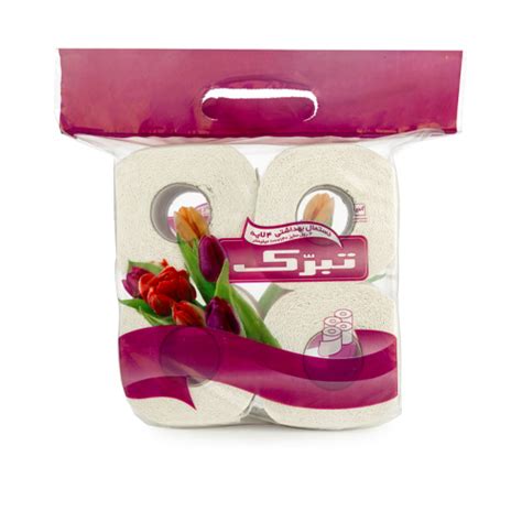 دستمال توالت 4 قلو 4 لایه