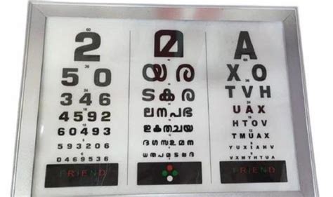 LED Vision Chart LED Eye Vision Chart Retailer From New Delhi