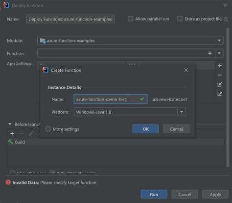 Erstellen Einer Java Funktion In Azure Functions Mithilfe Von Intellij