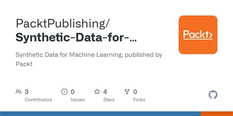 Github Packtpublishingsynthetic Data For Machine Learning Synthetic
