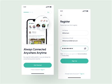 Hubline Social Network App Ui Kit By Uxerflow Ui Ux On Dribbble
