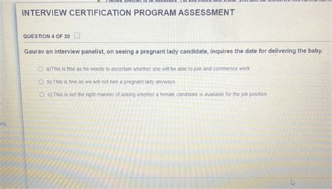 INTERVIEW CERTIFICATION PROGRAM ASSESSMENT StudyX