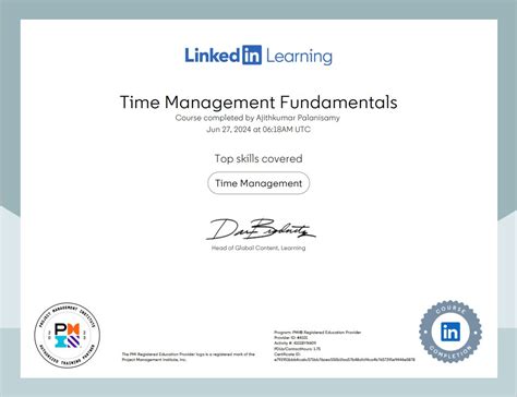 Ajithkumar P On Linkedin Timemanagement Skills