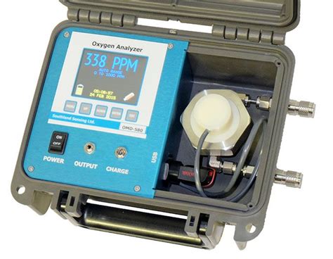 Industrial Trace Oxygen Analyzer Battery Powered Portable Southland