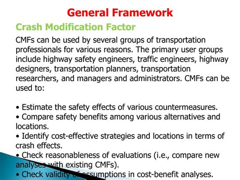 Ppt Crash Modification Factors And Functions Powerpoint Presentation