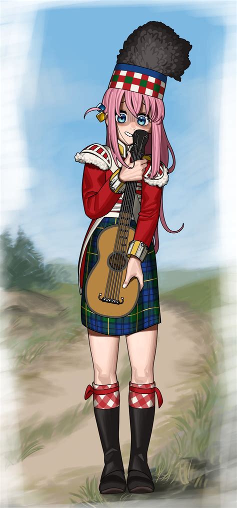 Gotou Hitori Bocchi The Rock Drawn By Pzkpfwi Danbooru