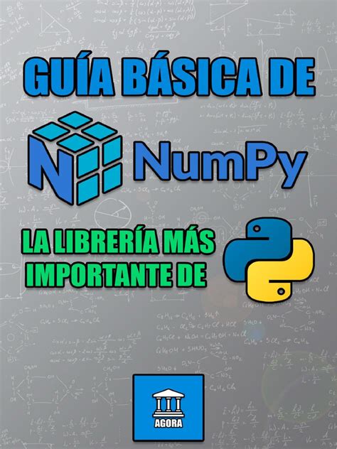 guia basica numpy pdf programación de computadoras matemáticas
