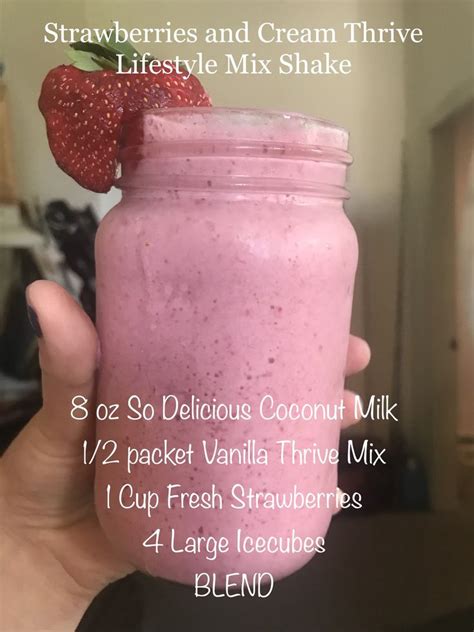 Shop Thrive Le Vel Thrive Shakes Thrive Shake Recipes Thrive Recipes