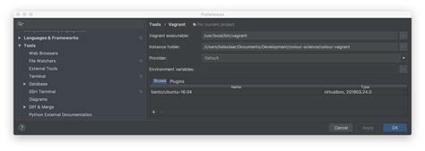 Pycharm Vagrant Fabric And Anaconda Colour Science