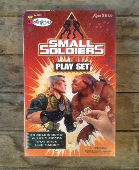 Vintage 1998 Colorforms Playset 70212 Dreamworks Pictures Small Soldiers Colorforms Set