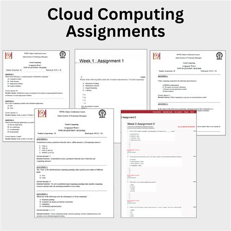 Cloud Computing Handwritten Notes Assignments Combo